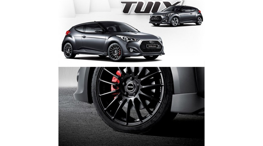TUIX 18" RAYS ALLOY WHEELS HYUNDAI VELOSTER 2011-15
